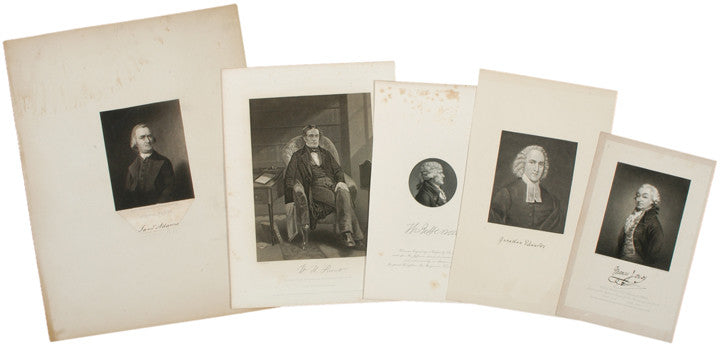 Prominent American Portraits, Jonathan Edwards – Tortuga Trading