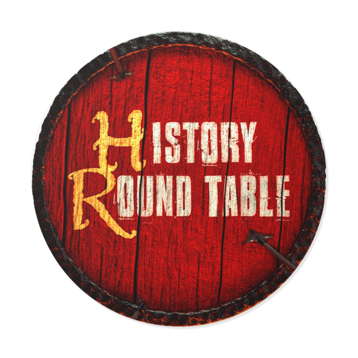 History Round Table Vinyl Stickers | Rustic Decor for History Lovers ...