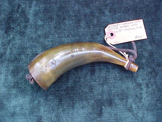 American Colonial Powder Horn, #2088 Powder Flasks – Tortuga Trading