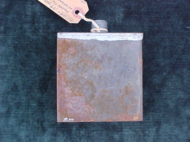 Black Powder Tin (Container) from Large 60 Year Amassed Collection, Mo ...